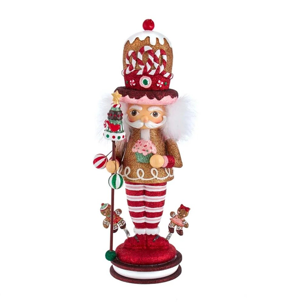 KSA 18" Red and Brown Gingerbread King Christmas Nutcracker | Michaels