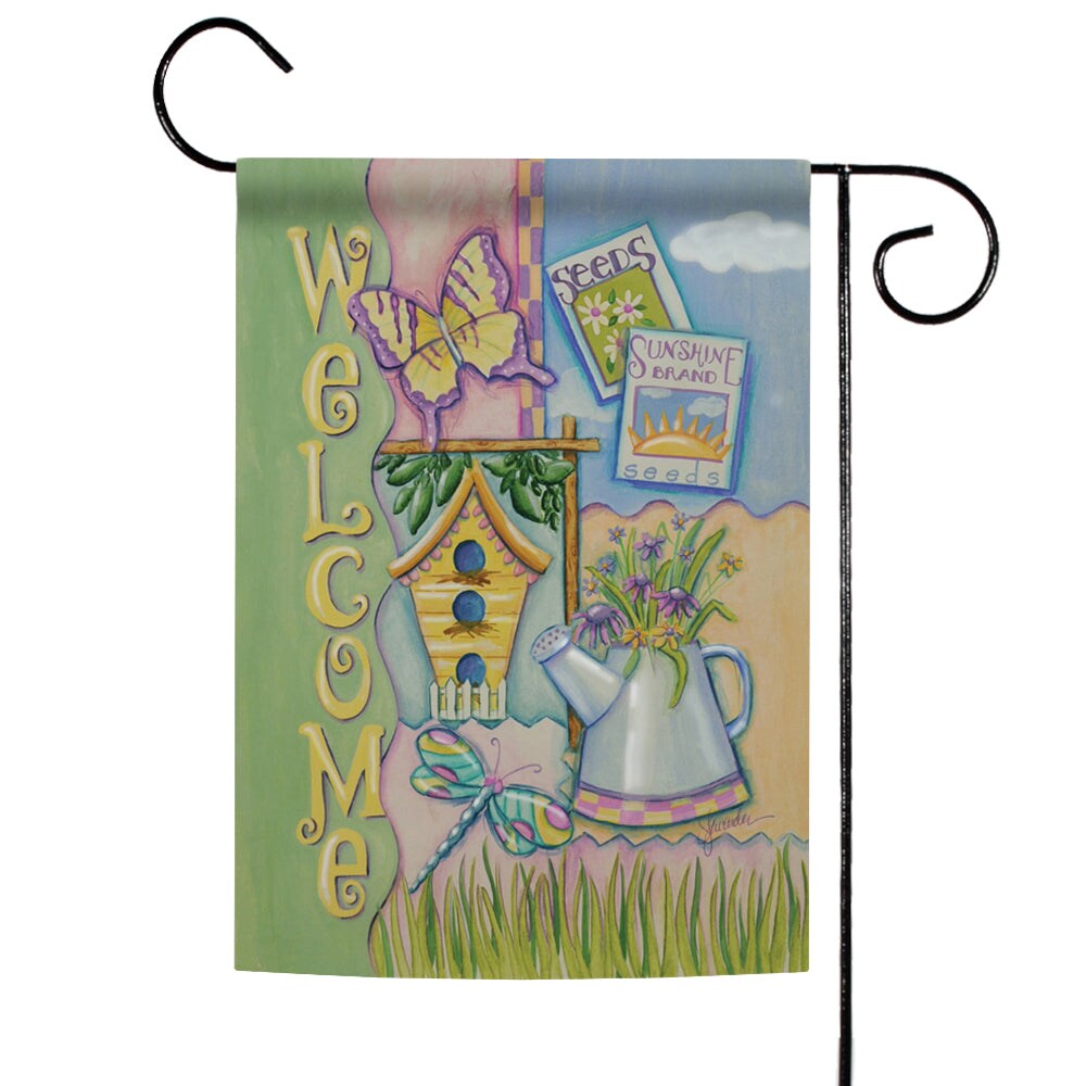 Blooming Garden Decorative Welcome Flag | Michaels