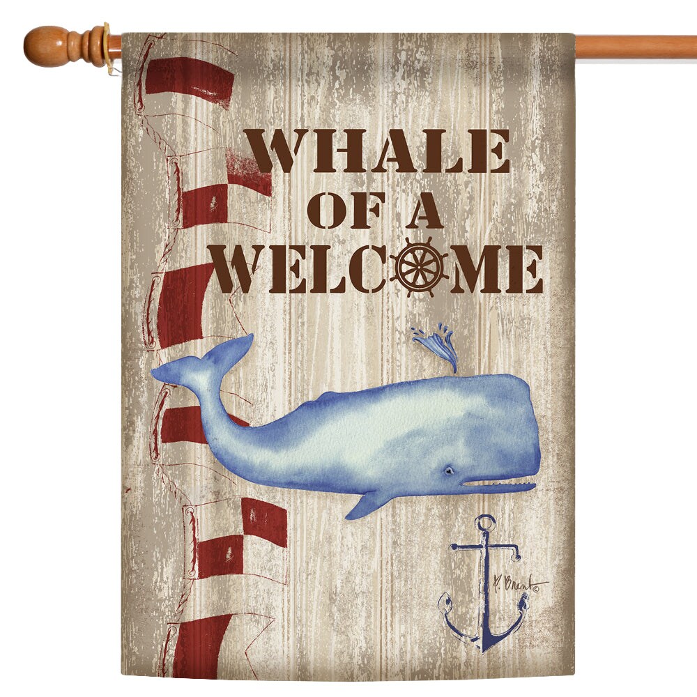 Providence Whale Decorative Welcome Flag | Michaels