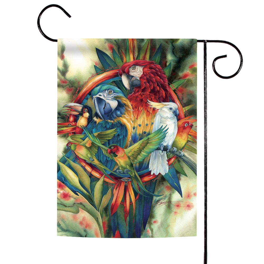 Exotic Tropical Birds Decorative Bird Flag | Michaels