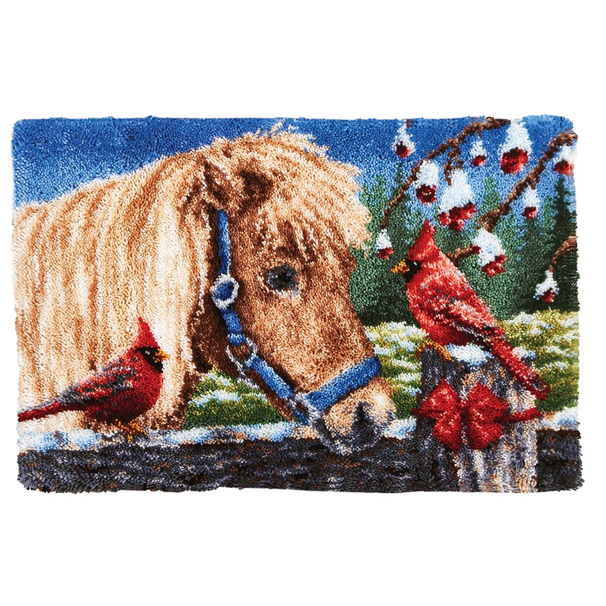 Herrschners Winter on the Farm Latch Hook Kit | Michaels
