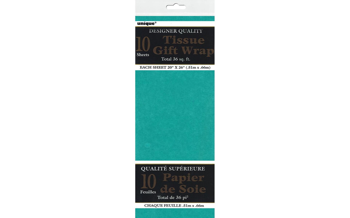 Unique Tissue Sheets 20x26" 10pc Teal Green | Michaels