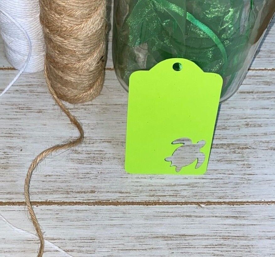 Sea turtle Thank you Tag Gift tag - Favor Tags - Customize Tag Color ...