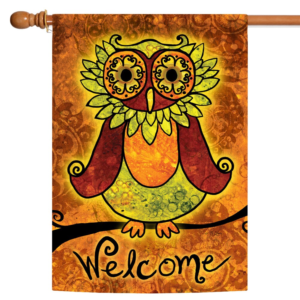 Welcome Owl Decorative Owl Flag | Michaels