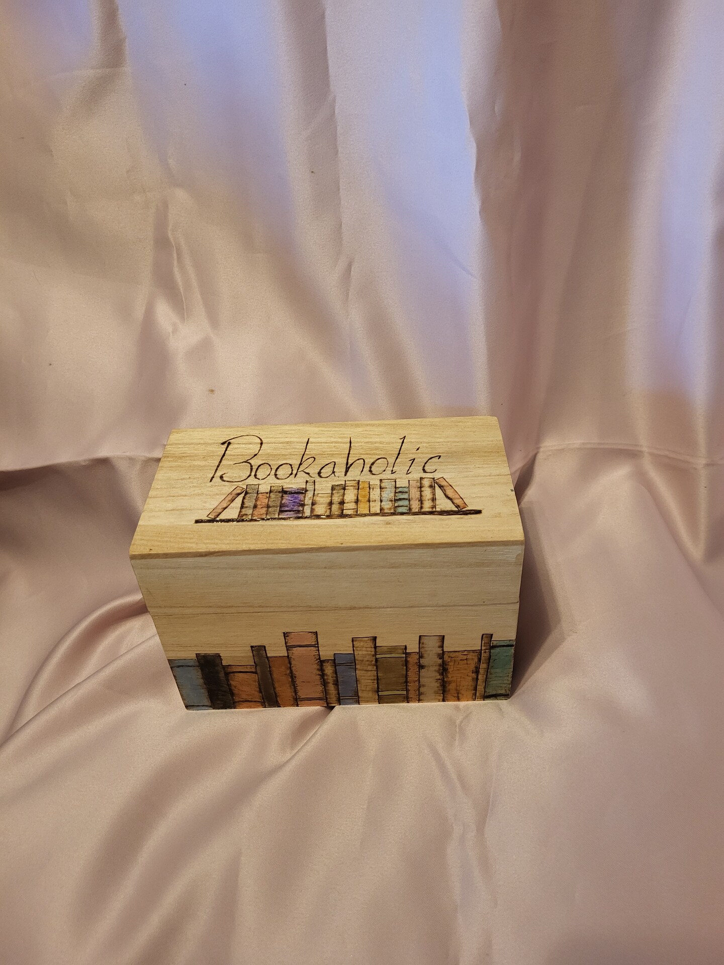 Wooden Bookaholic box | MakerPlace by Michaels
