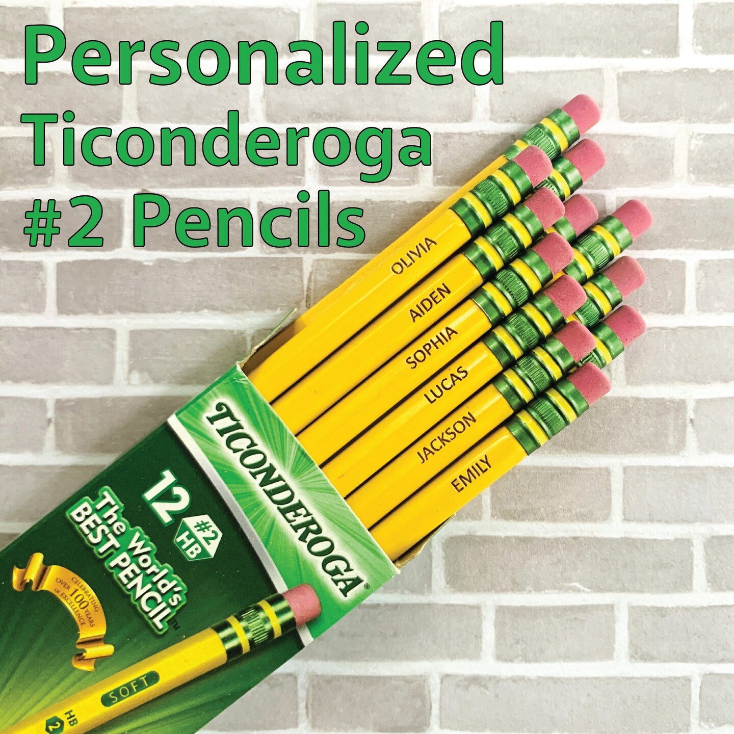 Personalized Pencils | Engraved Pencils | Back to School | 12 Pack ...