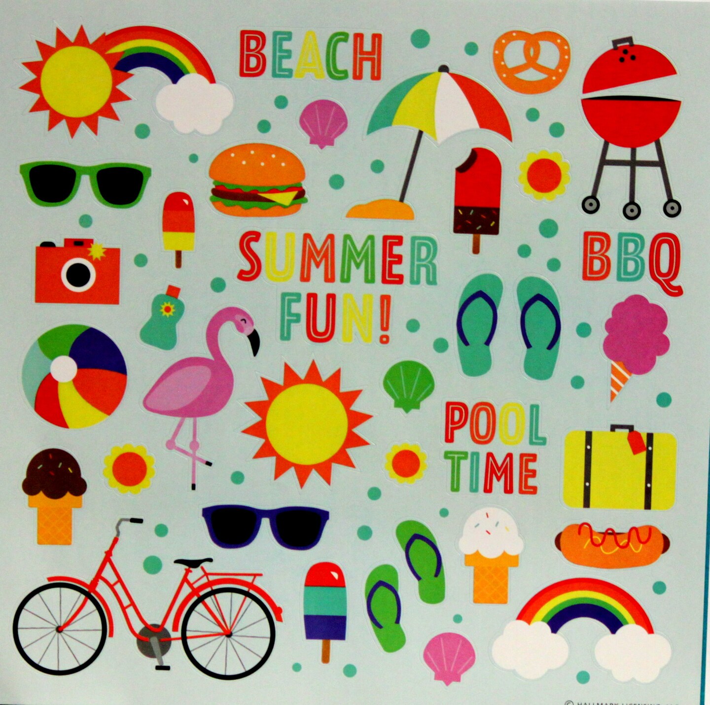 Hallmark Summer Fun Sticker Sheet | Michaels