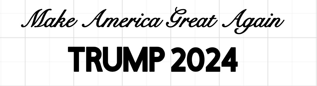 Trump 2024 vinyl decal | MakerPlace by Michaels