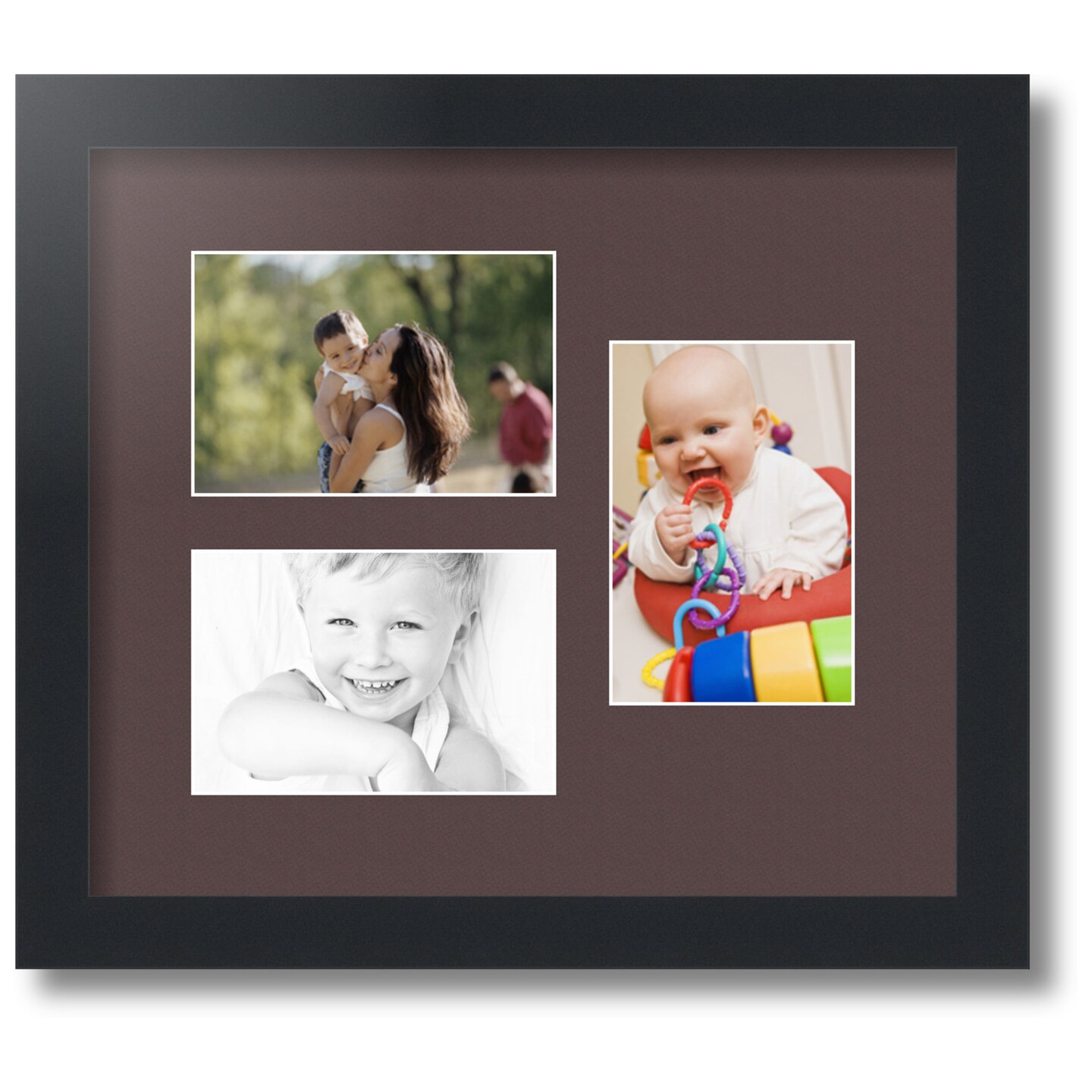 ArtToFrames Collage Photo Picture Frame with 3 - 4x6 inch Openings ...