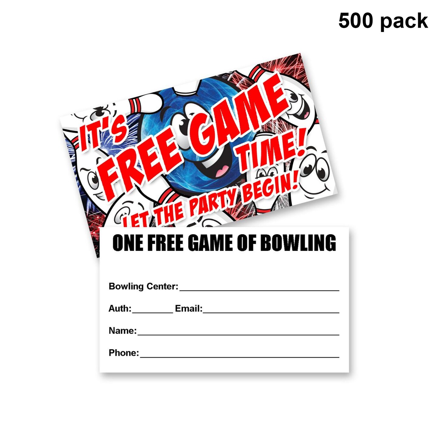 Party Lane Free Game Passes | Exclusive 3 1/2 in x 2 in | Raheev ...
