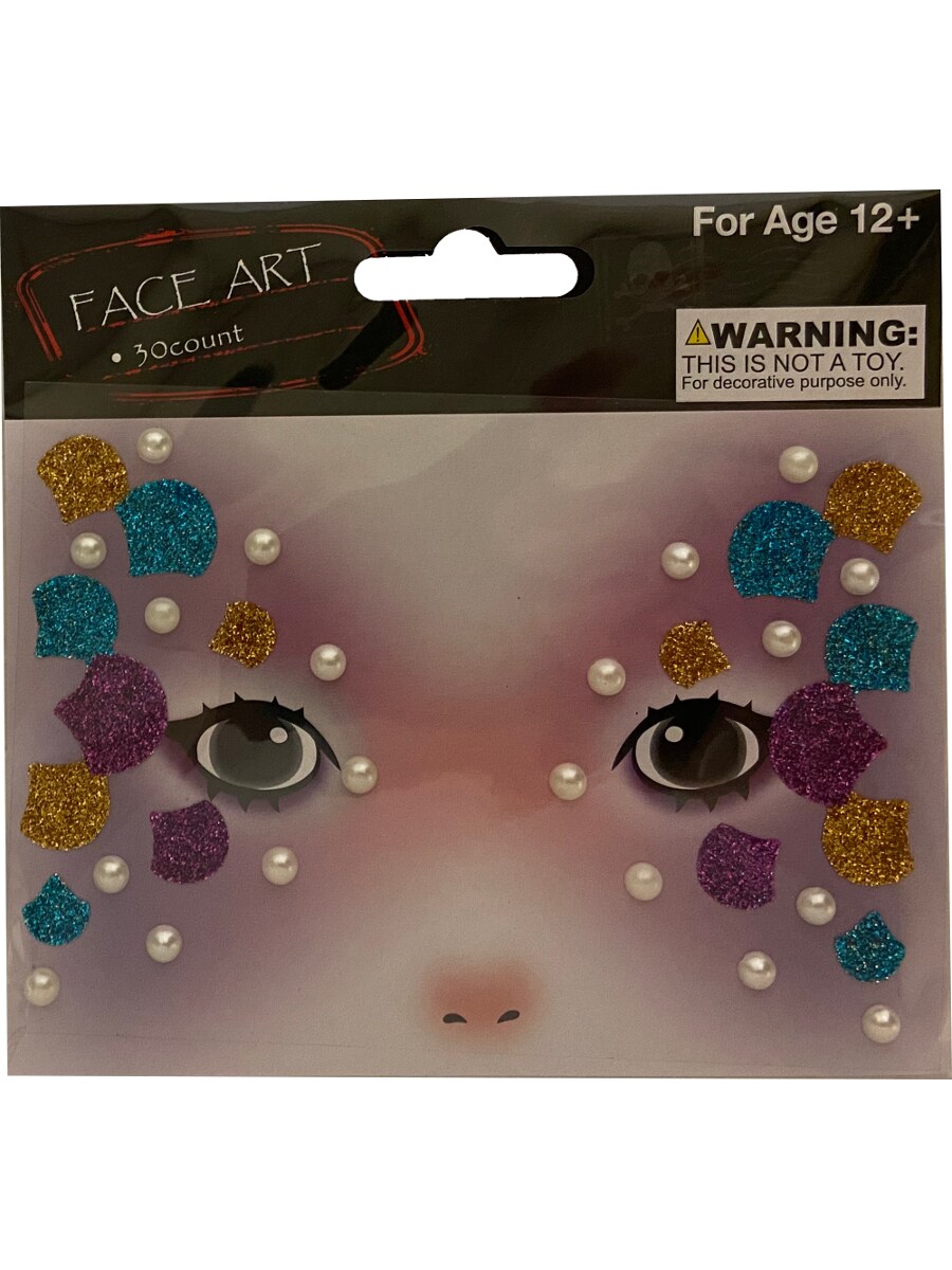 Face Art Fairy Sequin And Temporary Tattoos Costume Accessory | Michaels