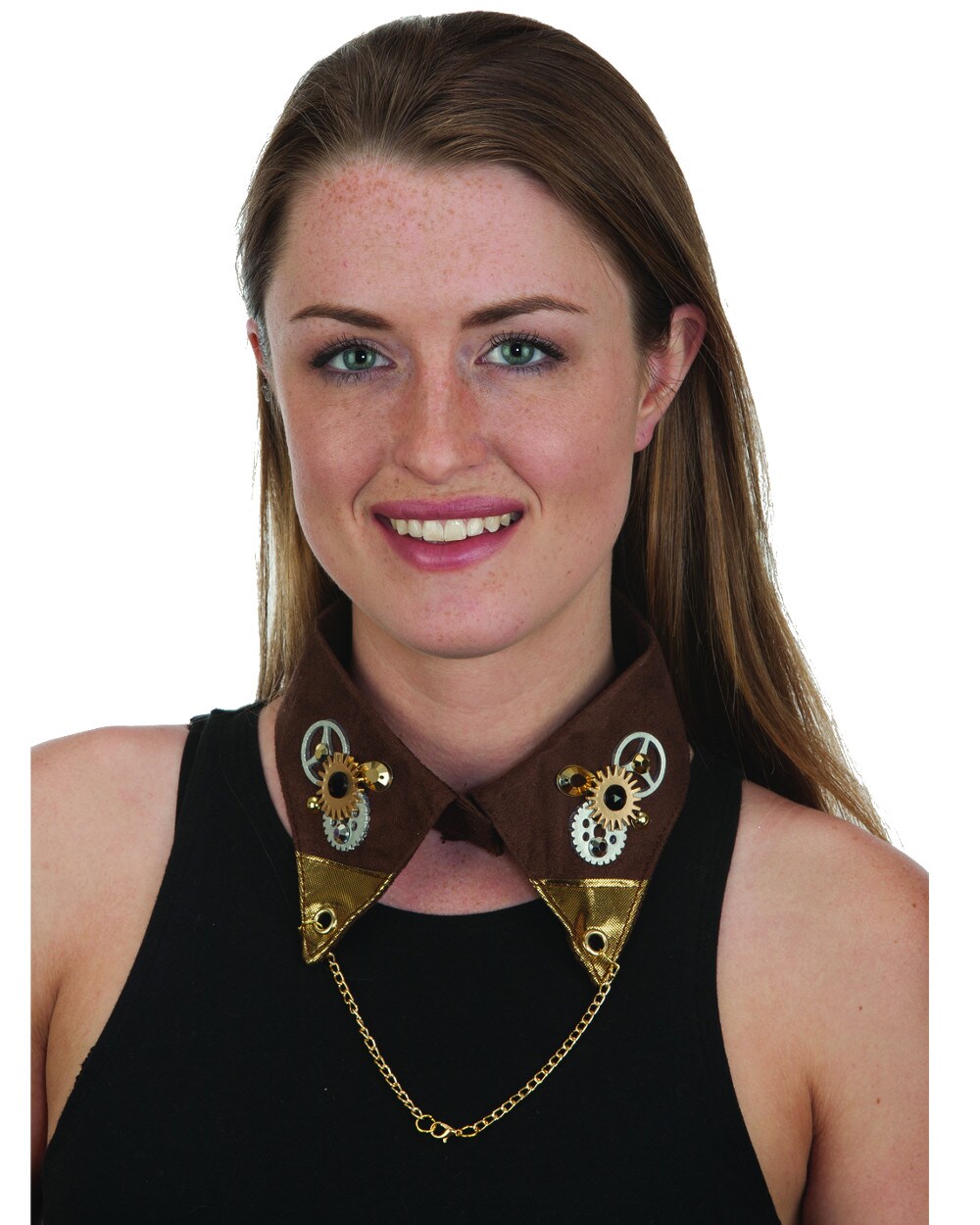 Adults Futuristic Steampunk Wild Western Cowboy Collar Choker Costume ...