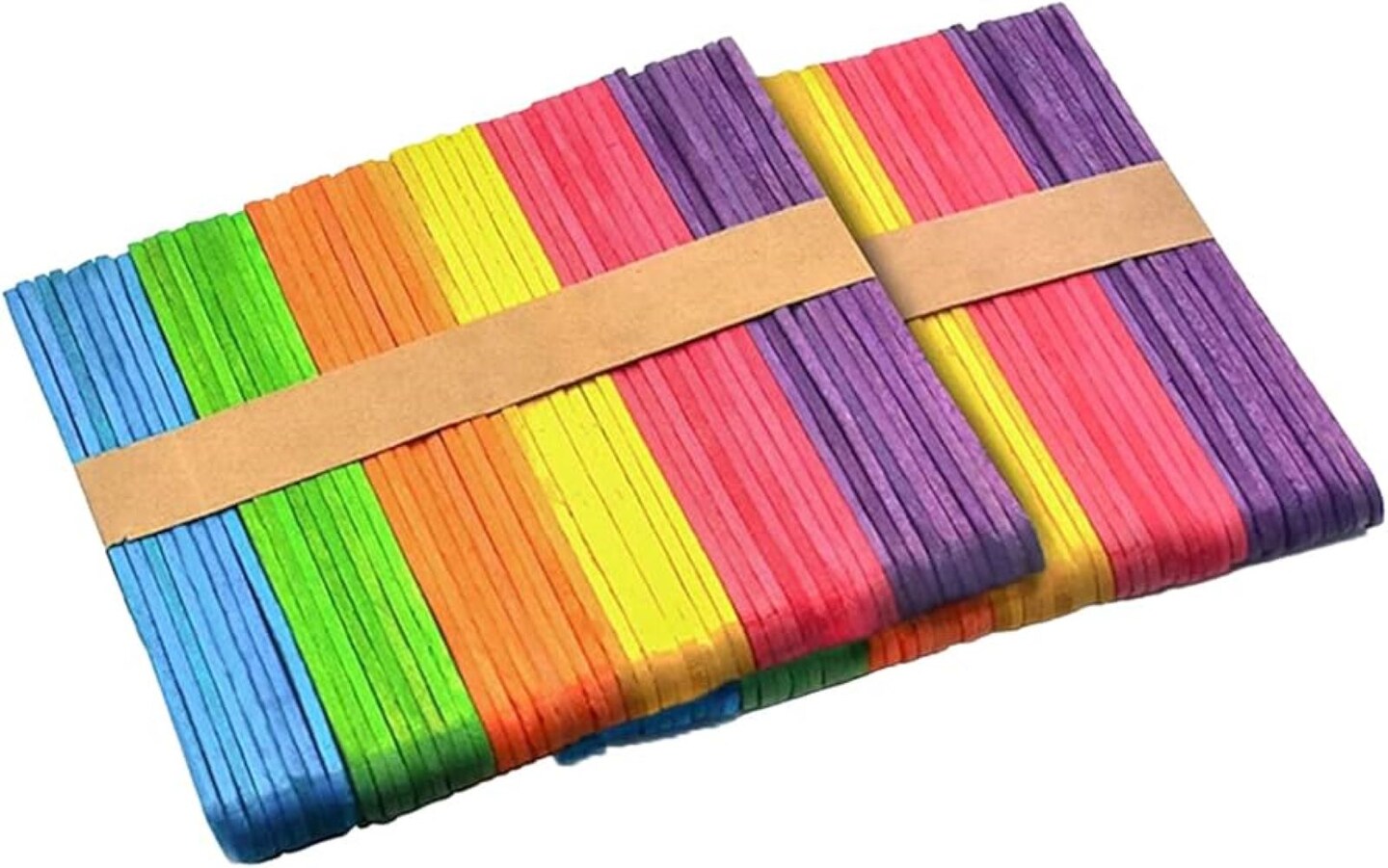 Kitcheniva Colored Popsicle Sticks Wood Craft Michaels
