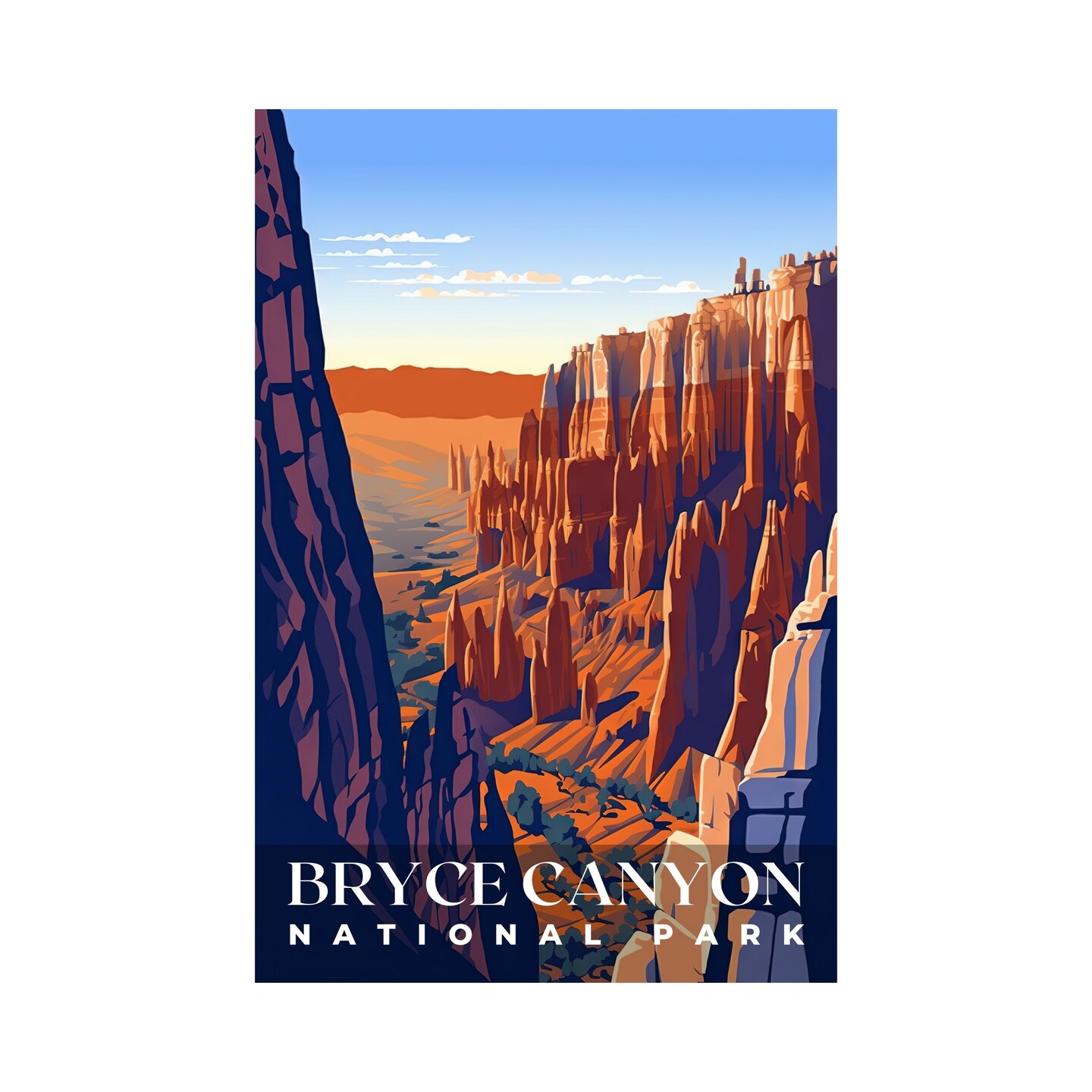 Bryce Canyon National Park Poster, Travel Art, Office Poster, Home ...
