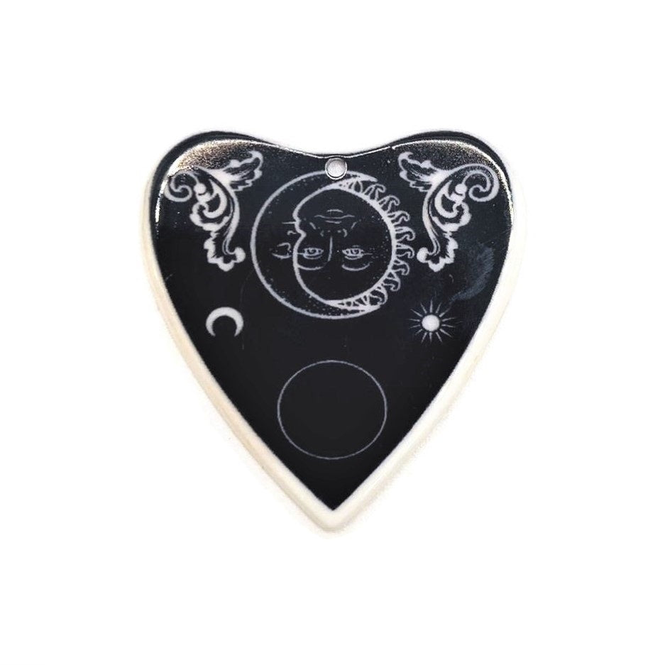 1, 4 or 20 Pieces: Black and White Sun and Moon Ouija Planchette Charms ...