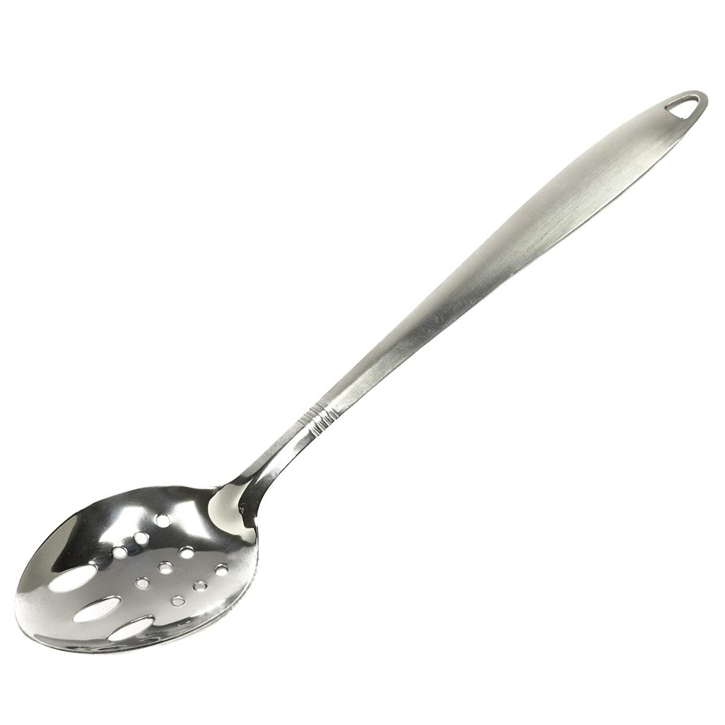 Chef Craft 13" Stainless Steel Slotted Spoon with Attractive Brushed ...