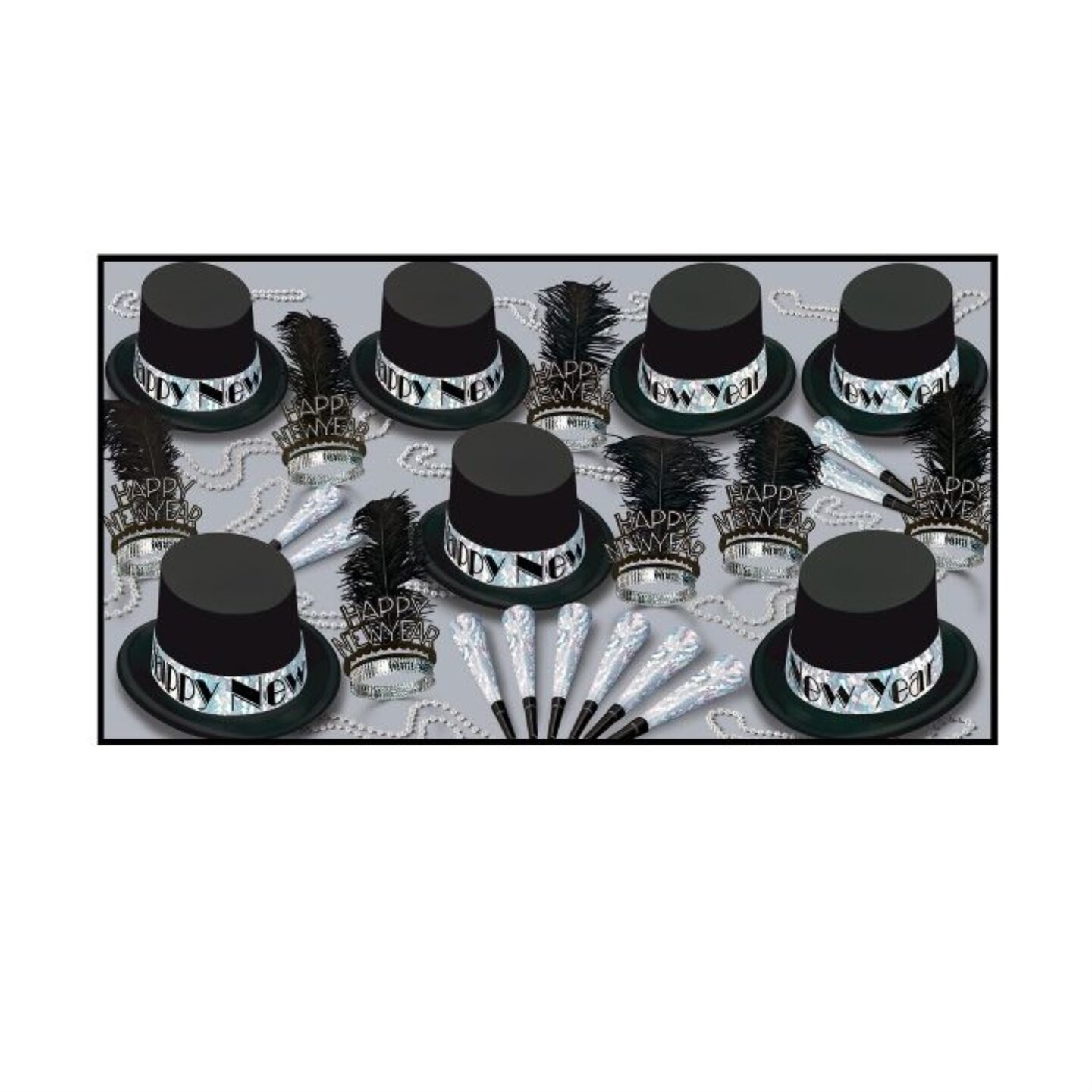 Silver Top Hat Asst for 50 | Michaels