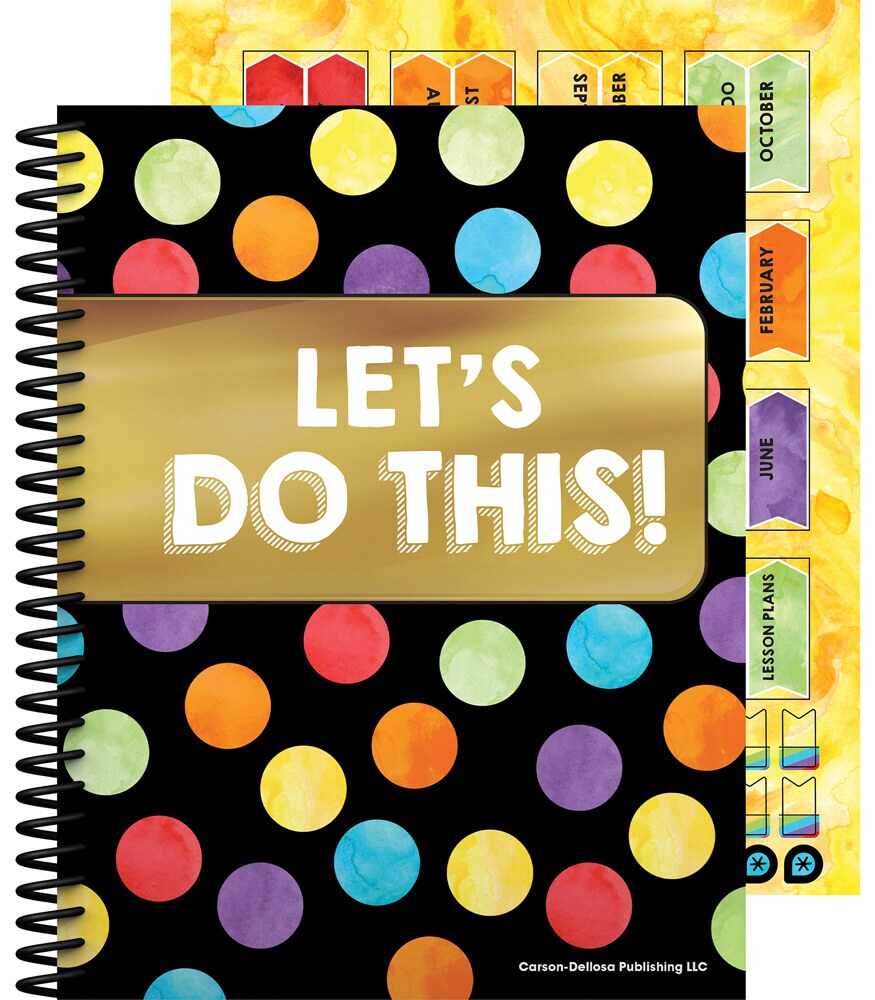 Carson Dellosa Teacher Planner, Undated Weekly & Monthly Planner ...