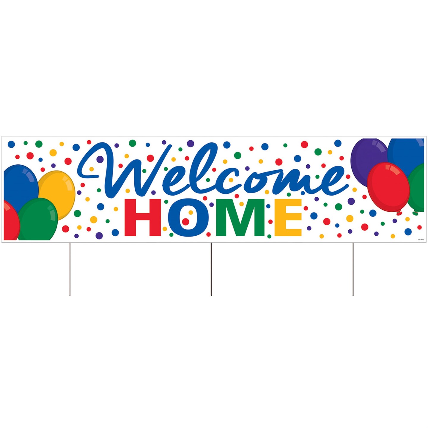 Plastic Jumbo Welcome Home Yard Sign, (Pack Of 6) | Michaels
