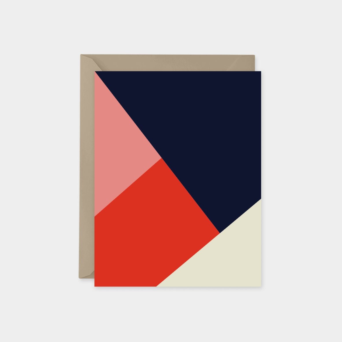 Navy & Cream Color Block Card, Modern | Michaels