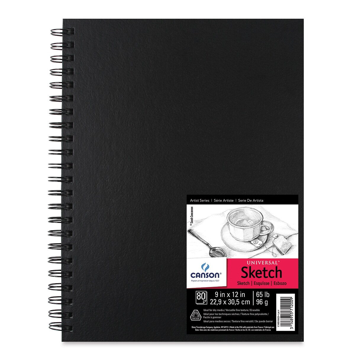 Canson Universal Hardcover Sketchbook - 9" x 12", 80 Sheets | Michaels