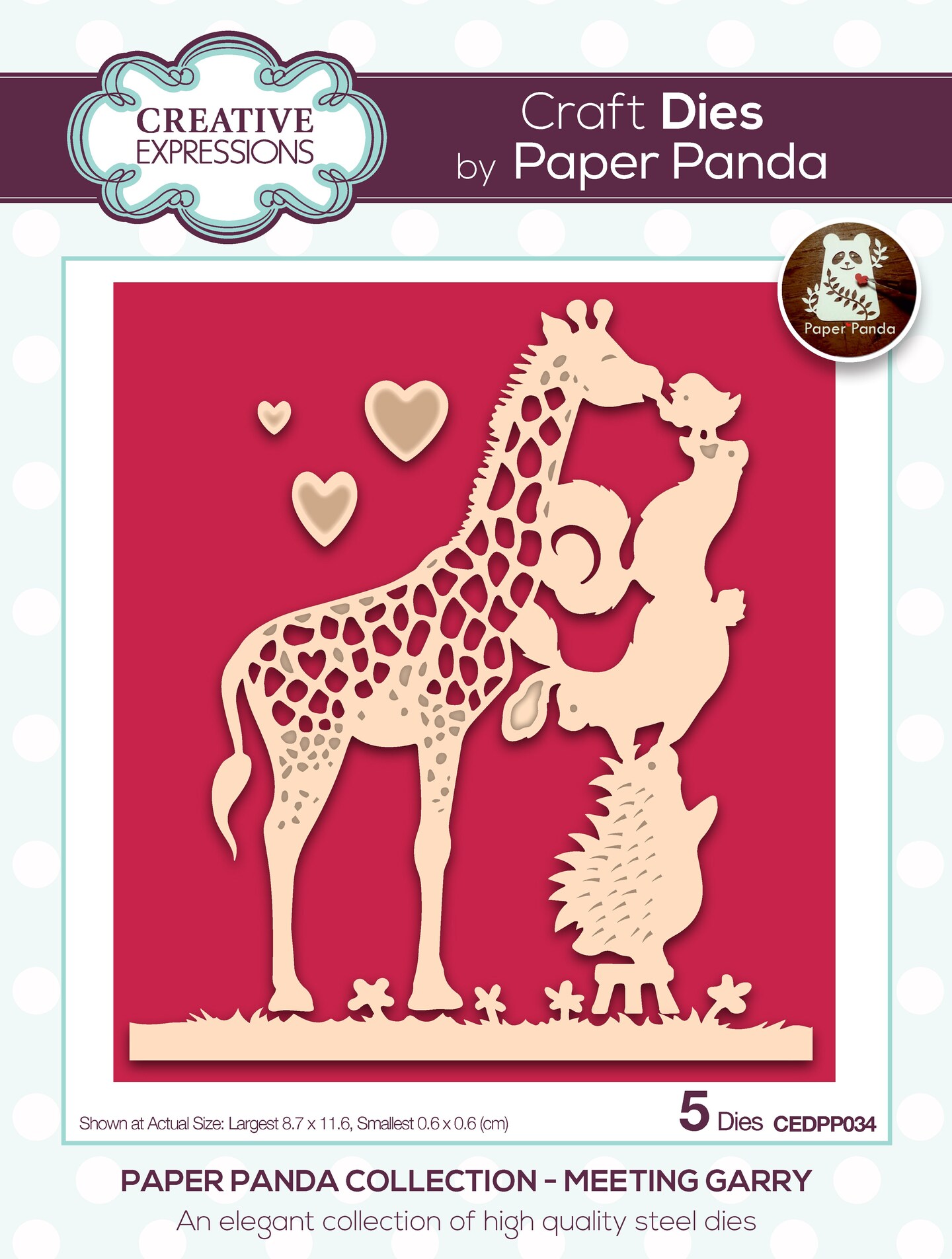 Creative Expressions Paper Panda Meeting Garry Craft Die | Michaels