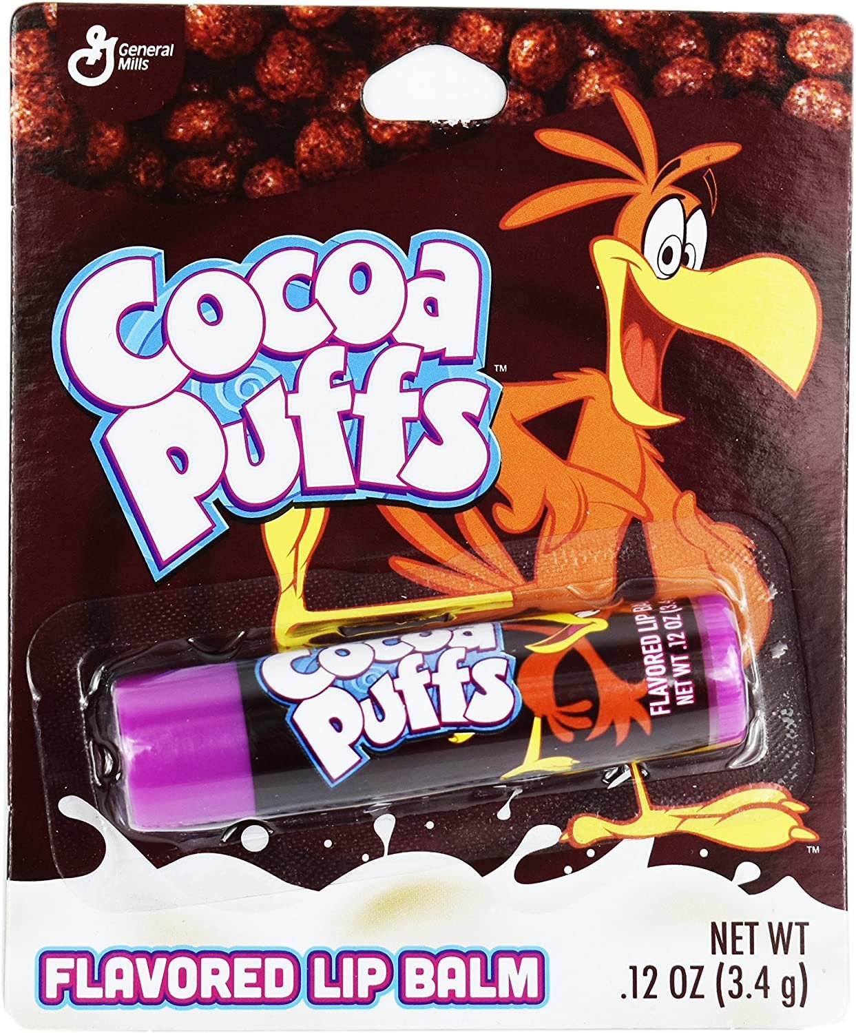 Taste Beauty Cocoa Puffs Breakfast Cereal Flavored Lip Balm - 0.12oz ...