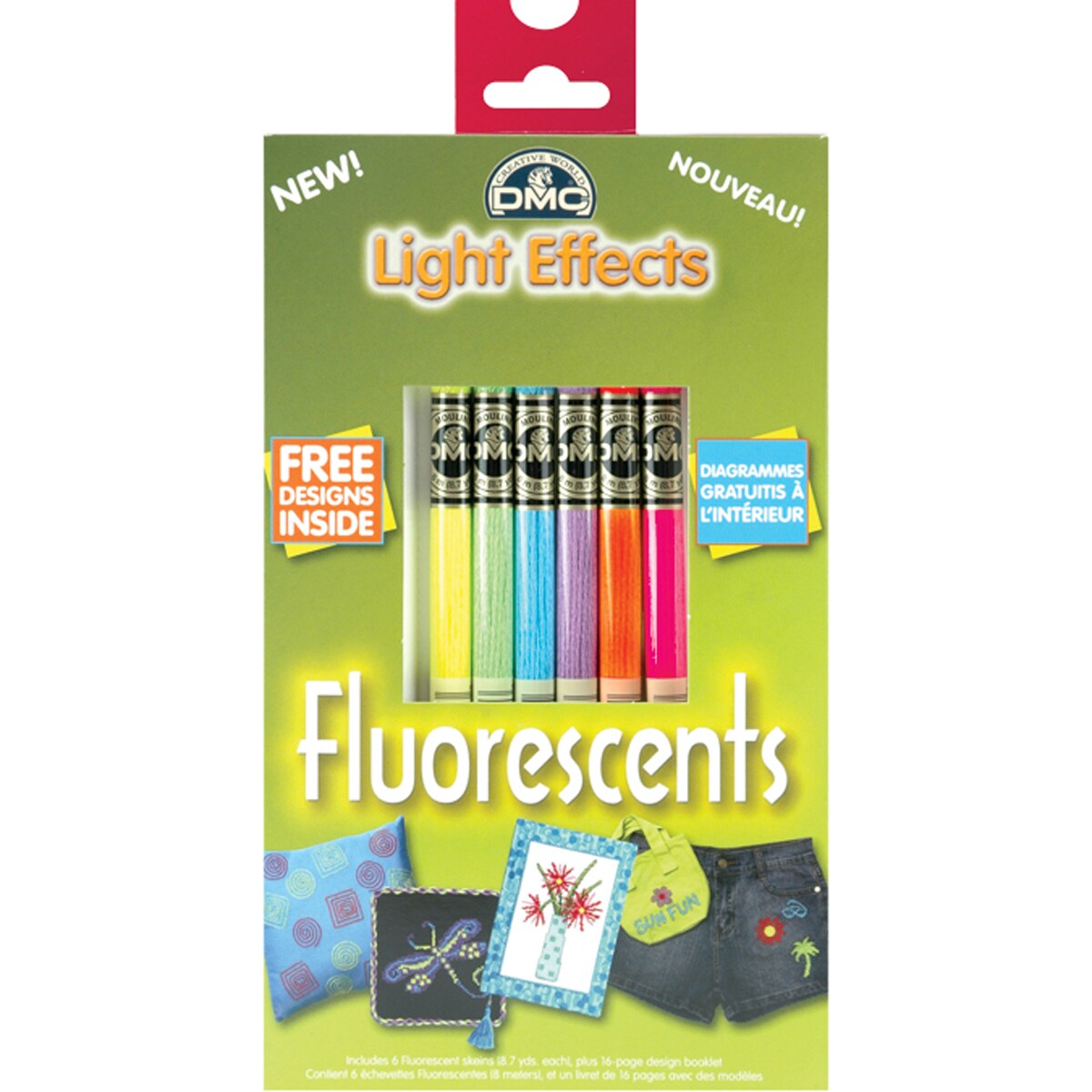 DMC Light Effects Floss Pack 8.7yd 6/Pkg-Fluorescent | Michaels