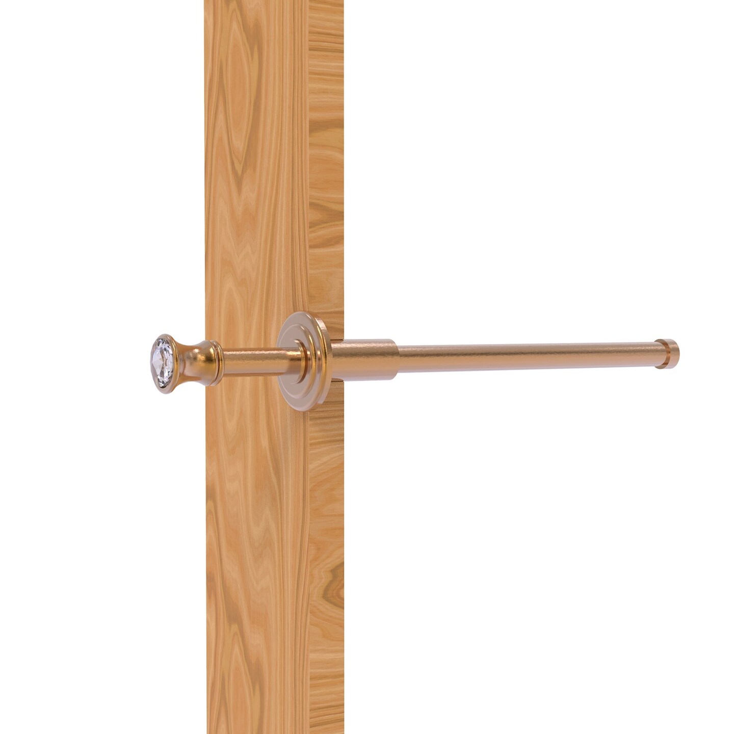 Carolina Crystal Collection Retractable Pullout Garment Rod - Brushed ...