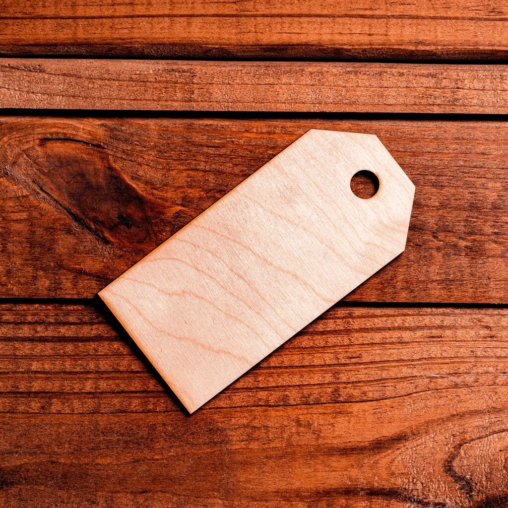 6 in. Unfinished Laser Tag | Michaels