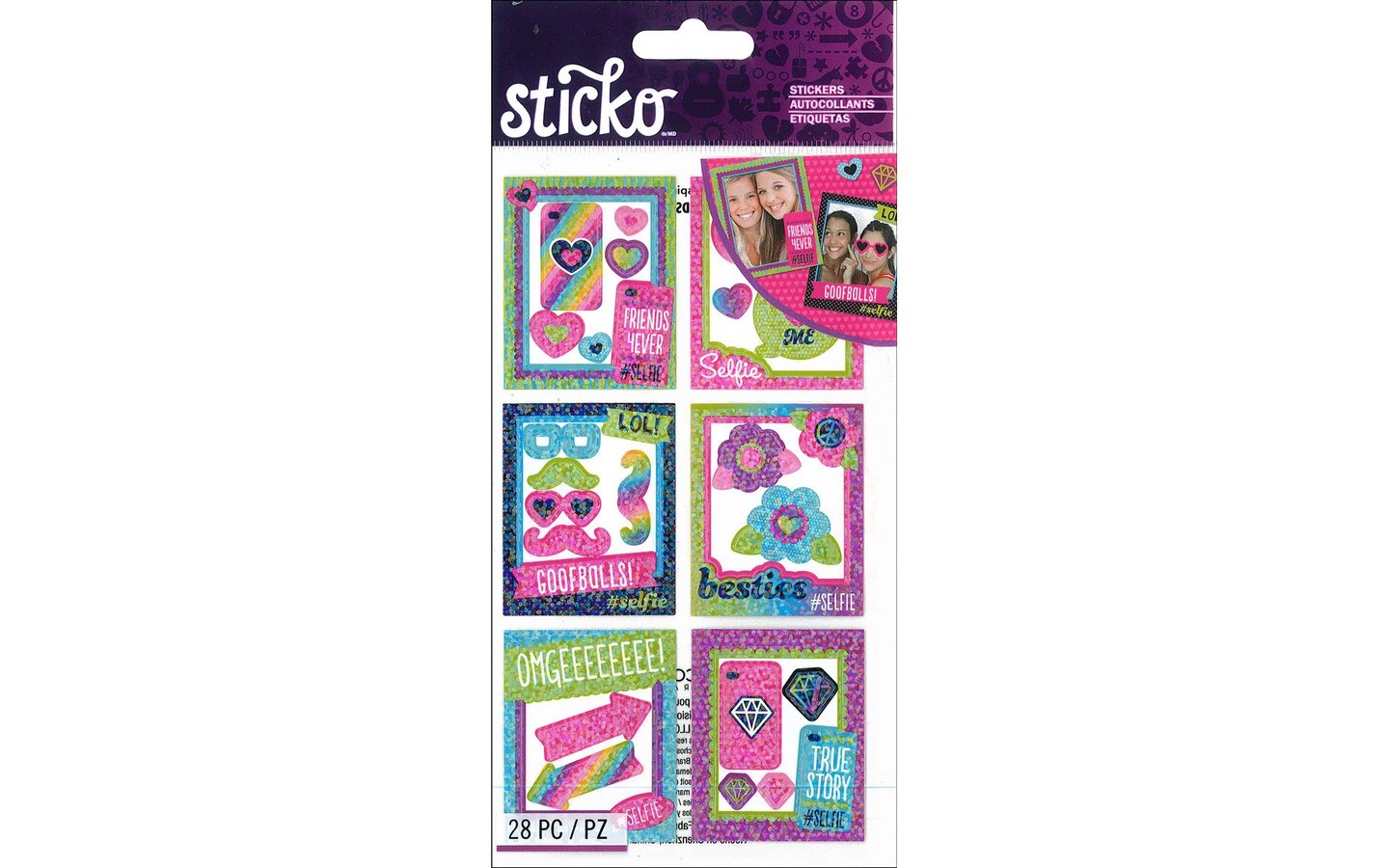 EK Sticko Sticker Frames Selfie Photo | Michaels