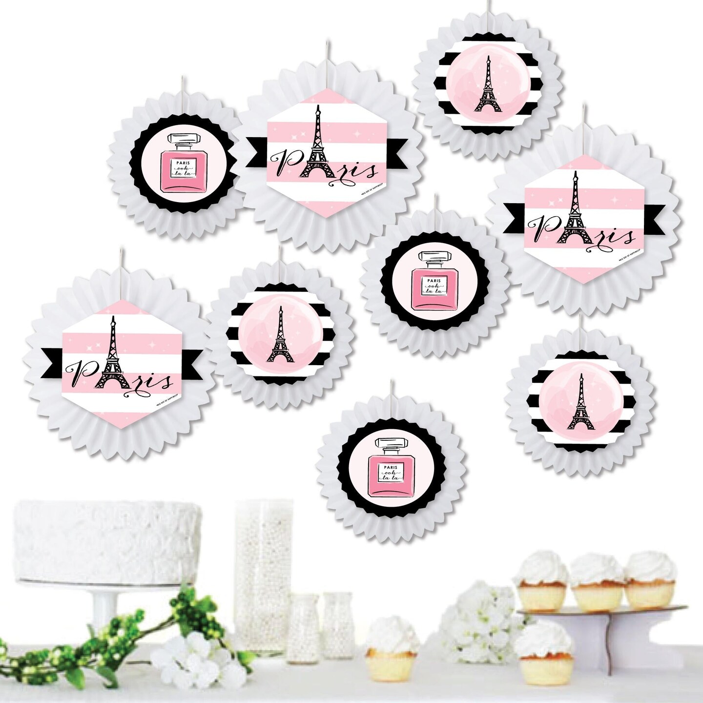 Big Dot of Happiness Paris, Ooh La La - Hanging Paris Themed Baby ...