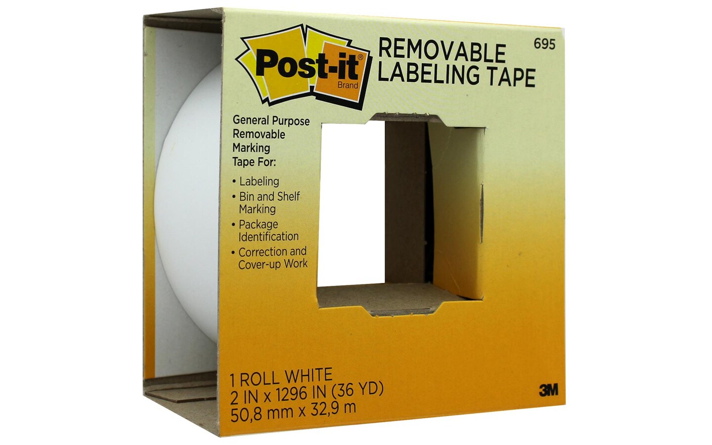 Post It Labeling Tape 2"x 36yd White | Michaels