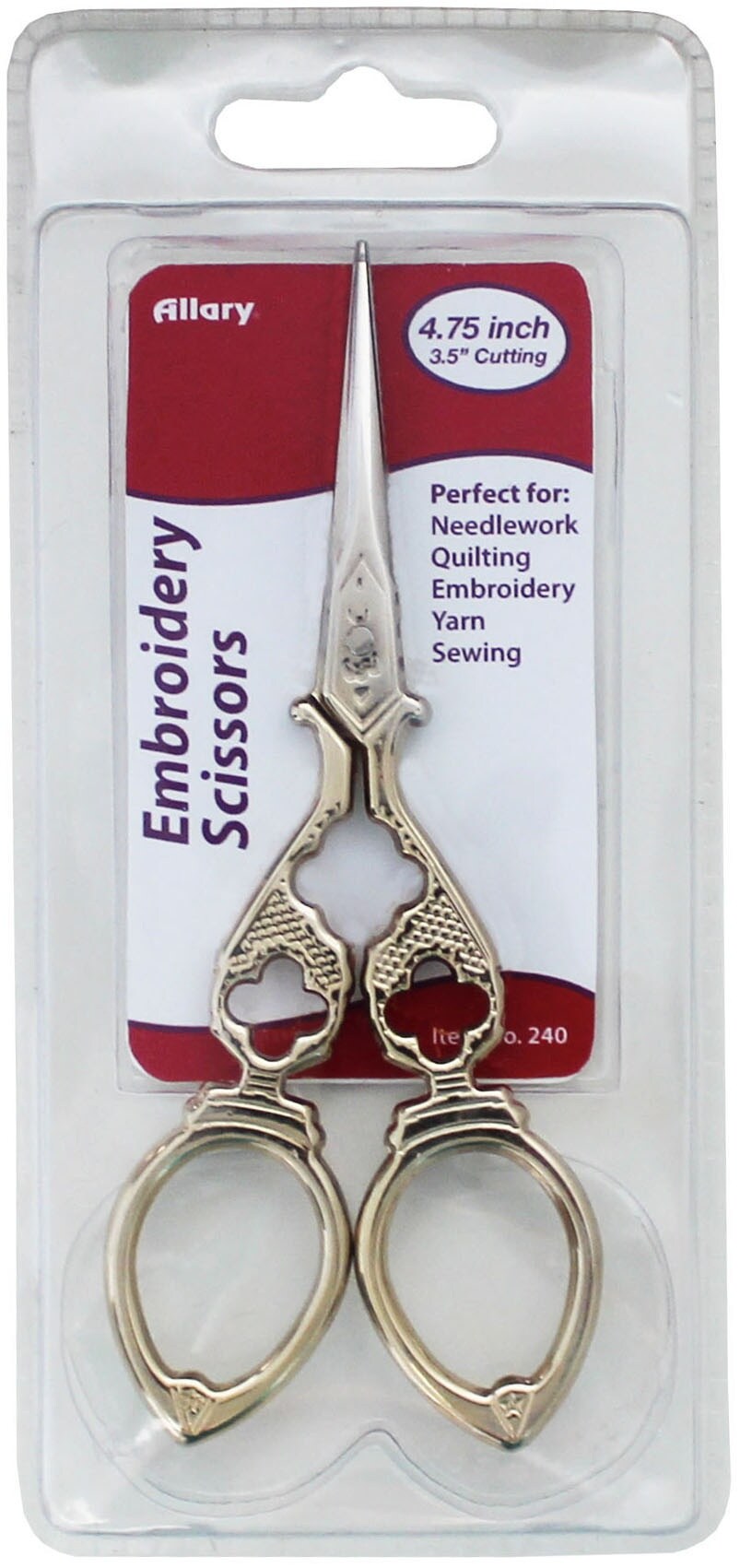 Allary Needlework Scissors 4.75"-Gold Handle | Michaels