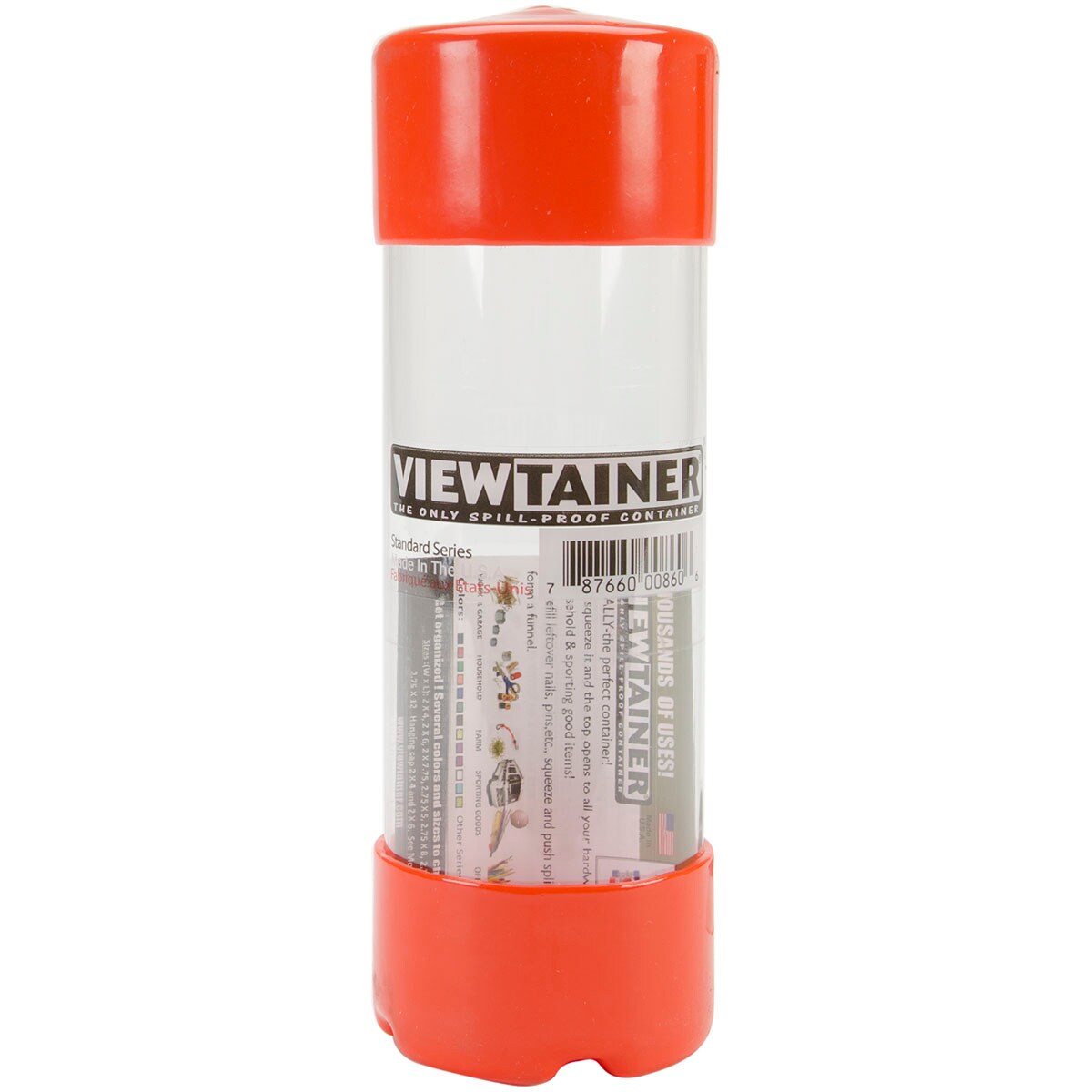 Viewtainer Slit Top Storage Container 2"X6"-Orange | Michaels