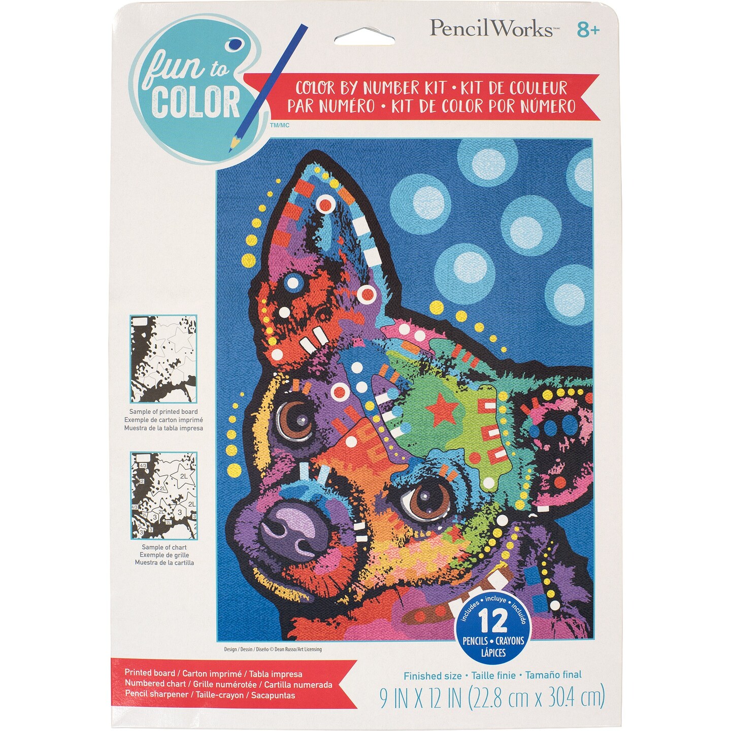 Pencil Works Color By Number Kit 9"X12"-Chihuahua | Michaels