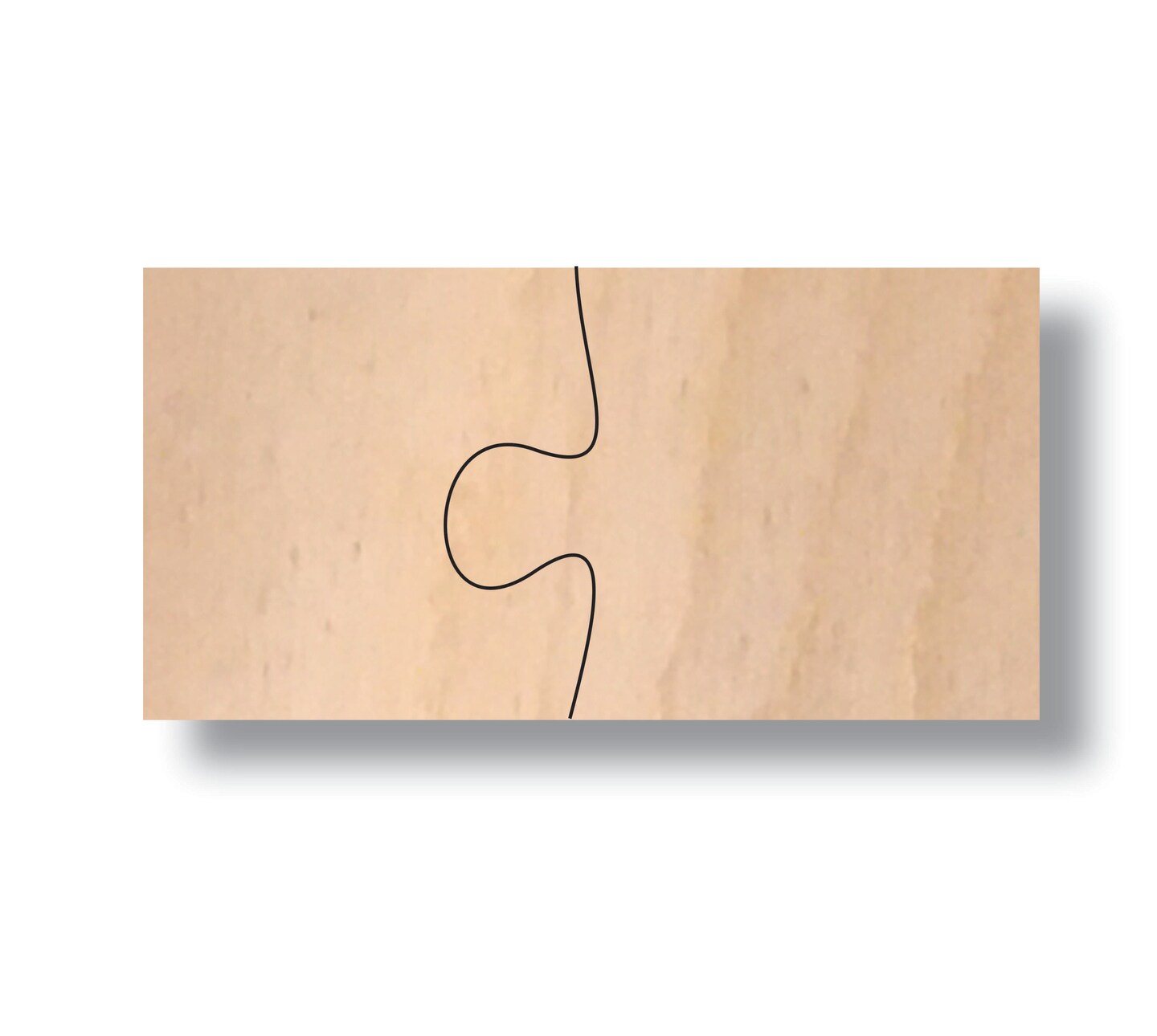 Two Piece Blank Wooden Puzzle, Multiple Sizes and Wood Thickness, Home ...