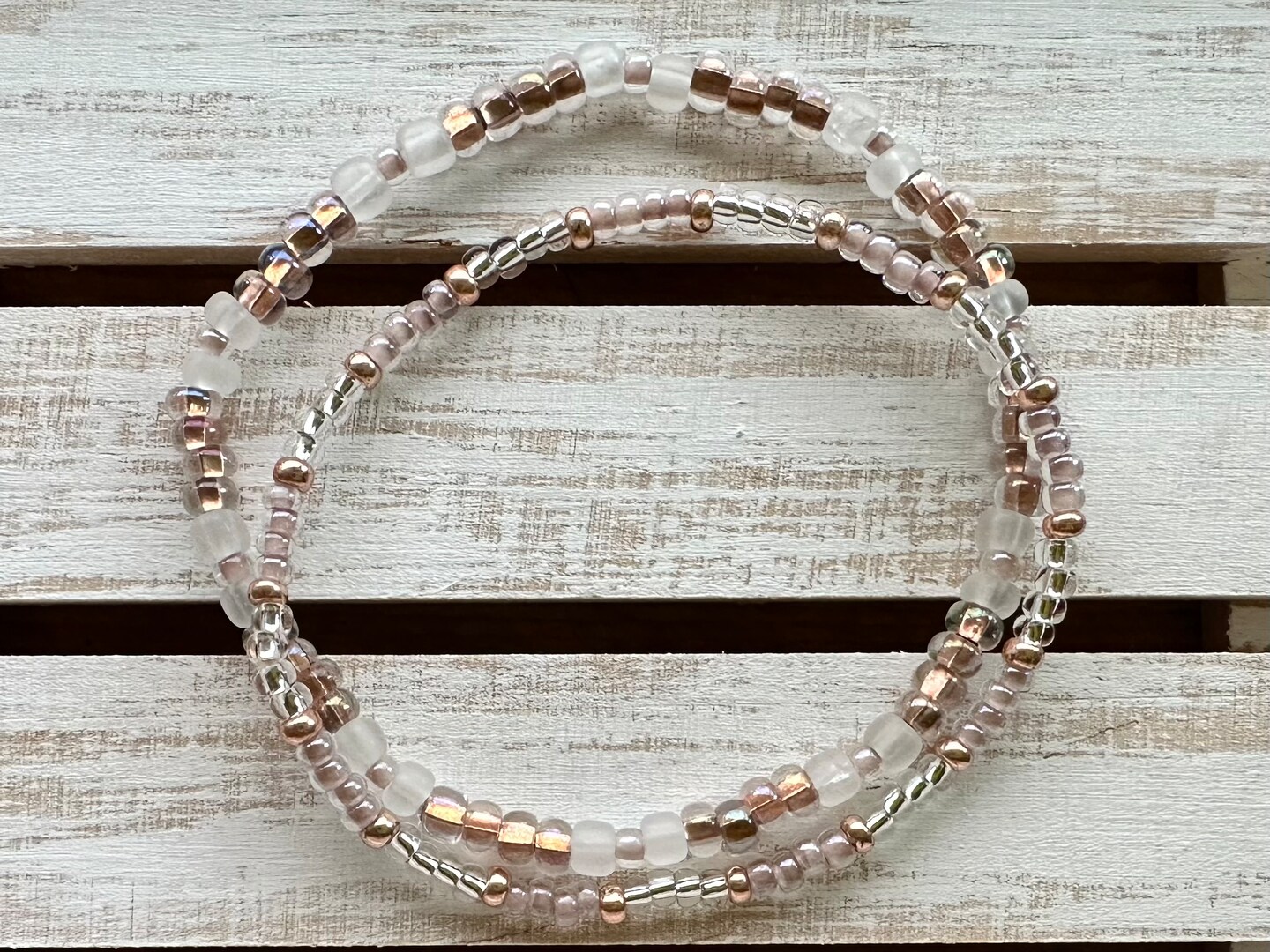 Seed Bead Bracelet Stack (set of 2) | MakerPlace by Michaels