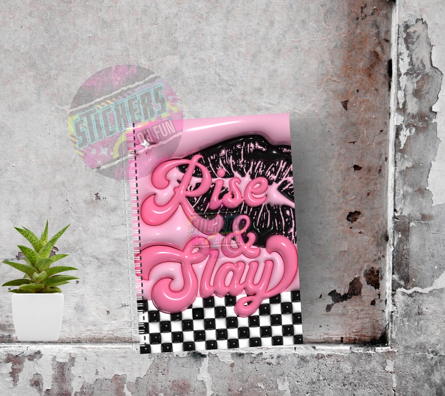 Reusable Sticker Book: Retro Rise and Slay Lips, 24 Pages, Perfect ...