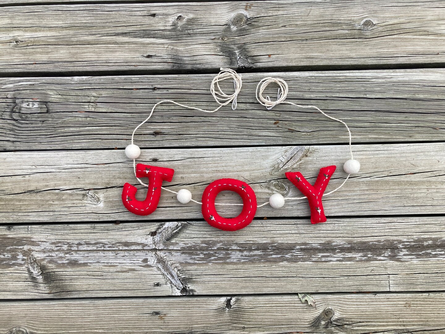 Handmade Felt Joy Garland Banner | MakerPlace by Michaels