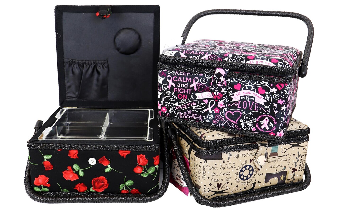 Allary Sew Basket Fabric Lg Square Astd | Michaels