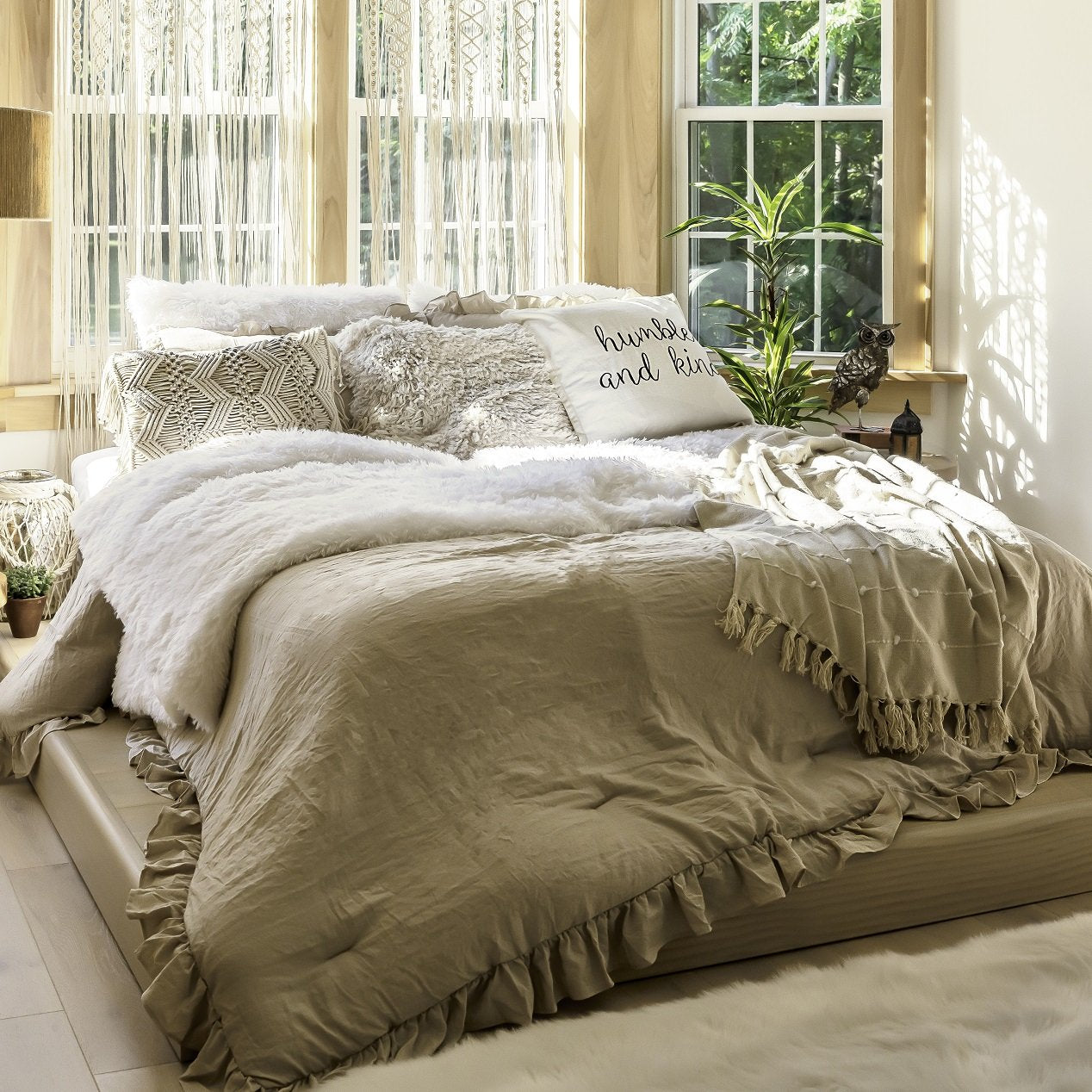 Boho king bedding store