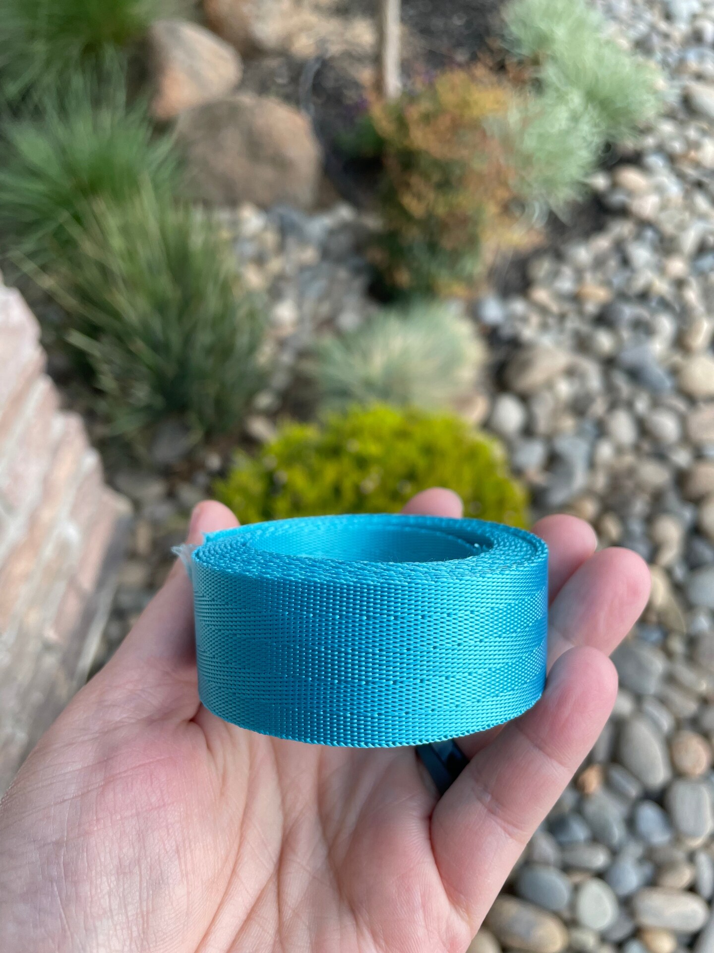 Turquoise 1” Seatbelt Webbing (by the yard) | Michaels