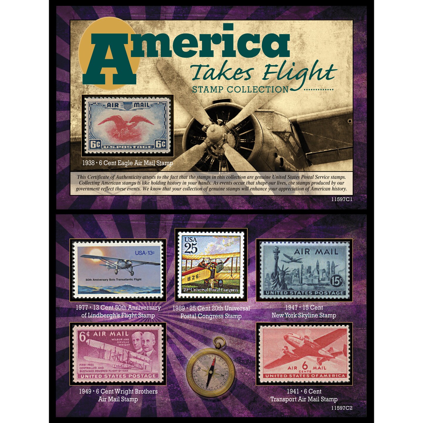 America Takes Flight Stamp Collection | Michaels