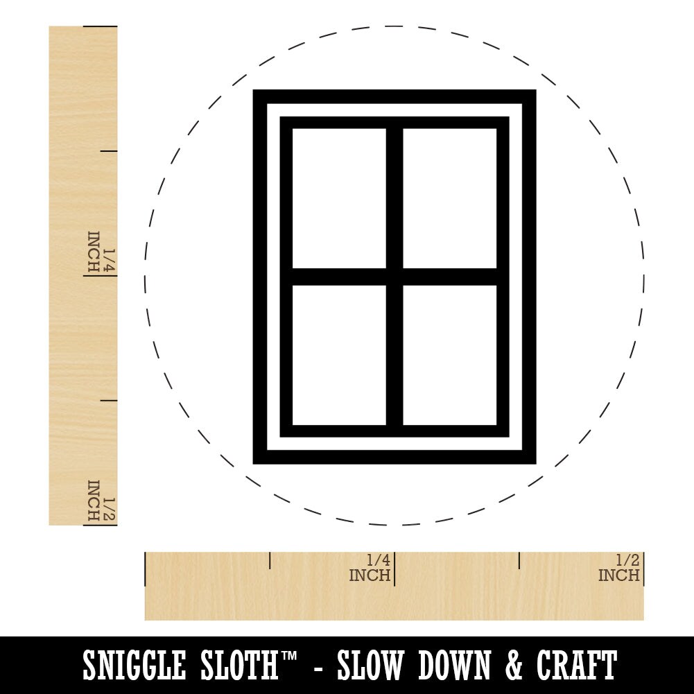Glass Window Self-Inking Rubber Stamp for Stamping Crafting Planners ...