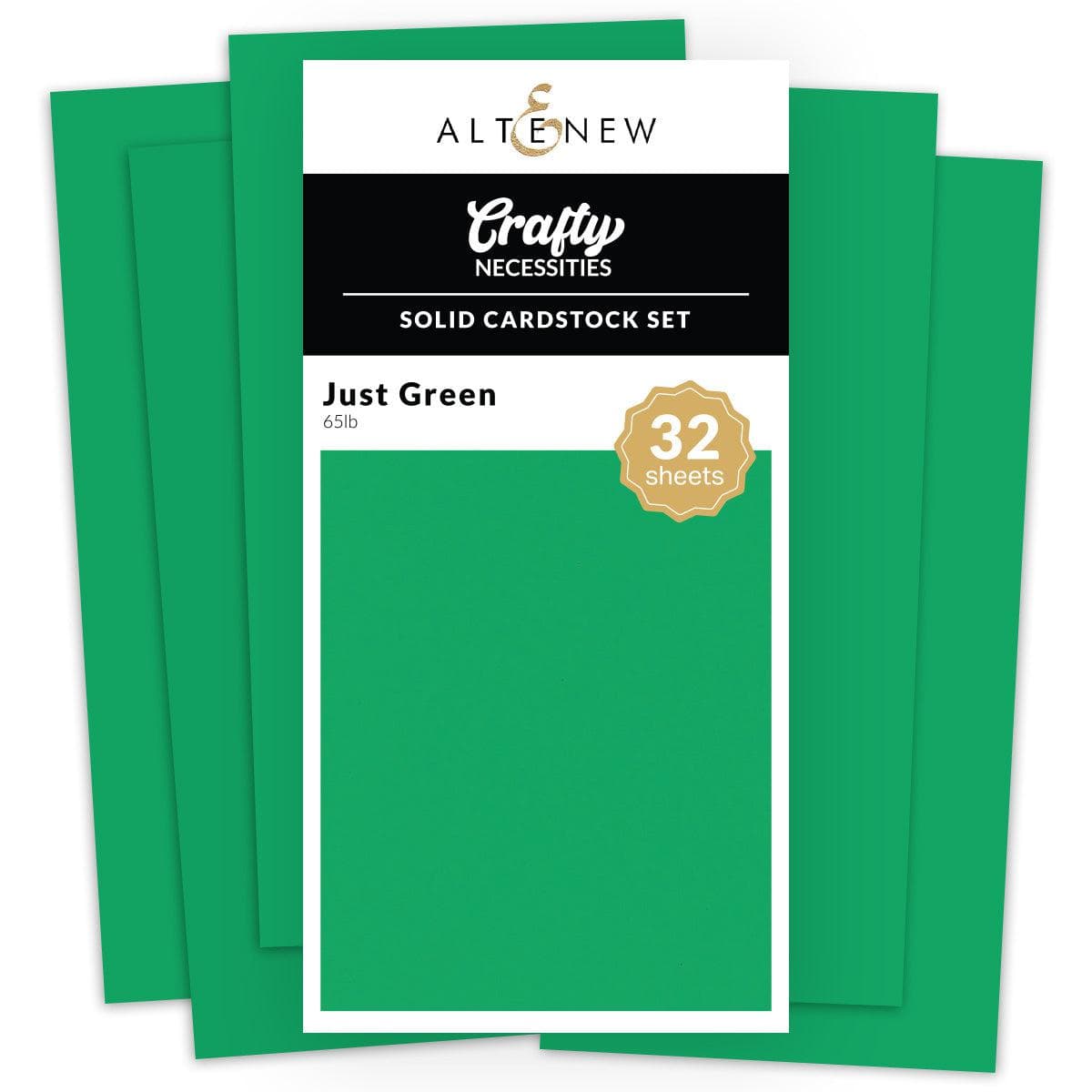Solid Cardstock Set - Just Green (32 sheets/set) | Michaels