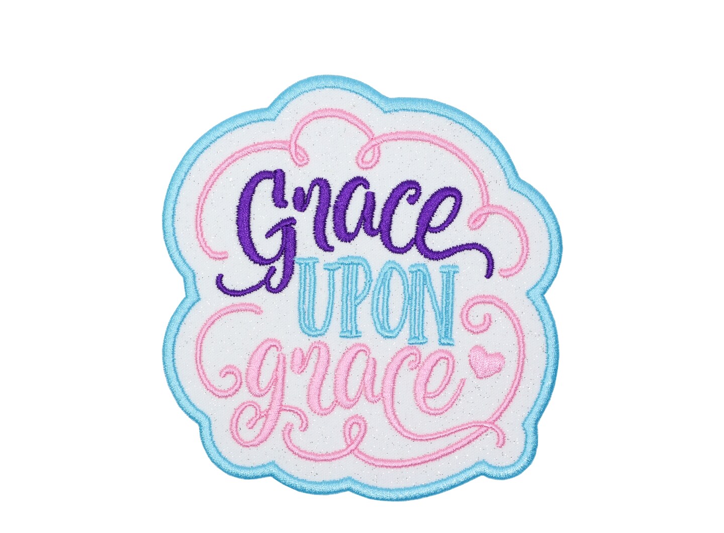 Grace Upon Grace Christian Sew or Iron on Patch | MakerPlace by Michaels