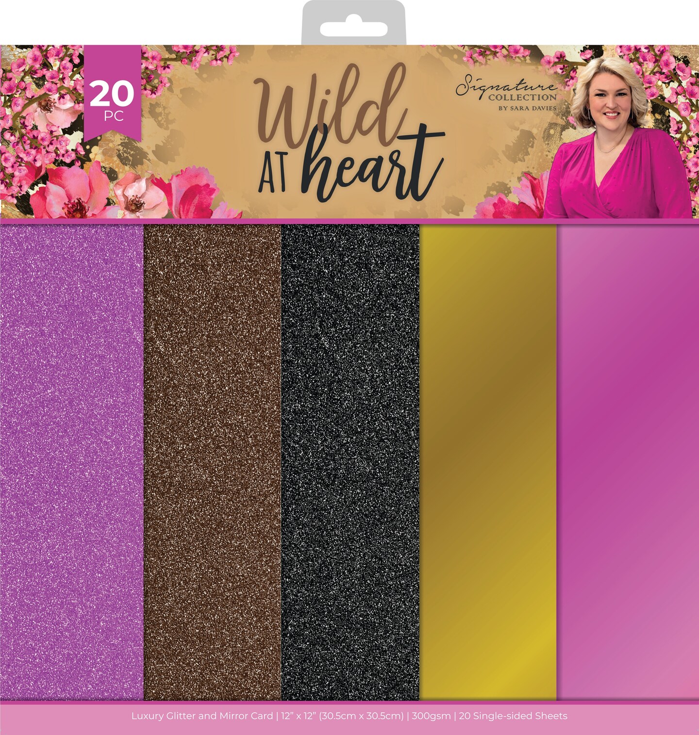 Sara Signature Luxury Glitter & Mirror Card Pack-Wild At Heart | Michaels