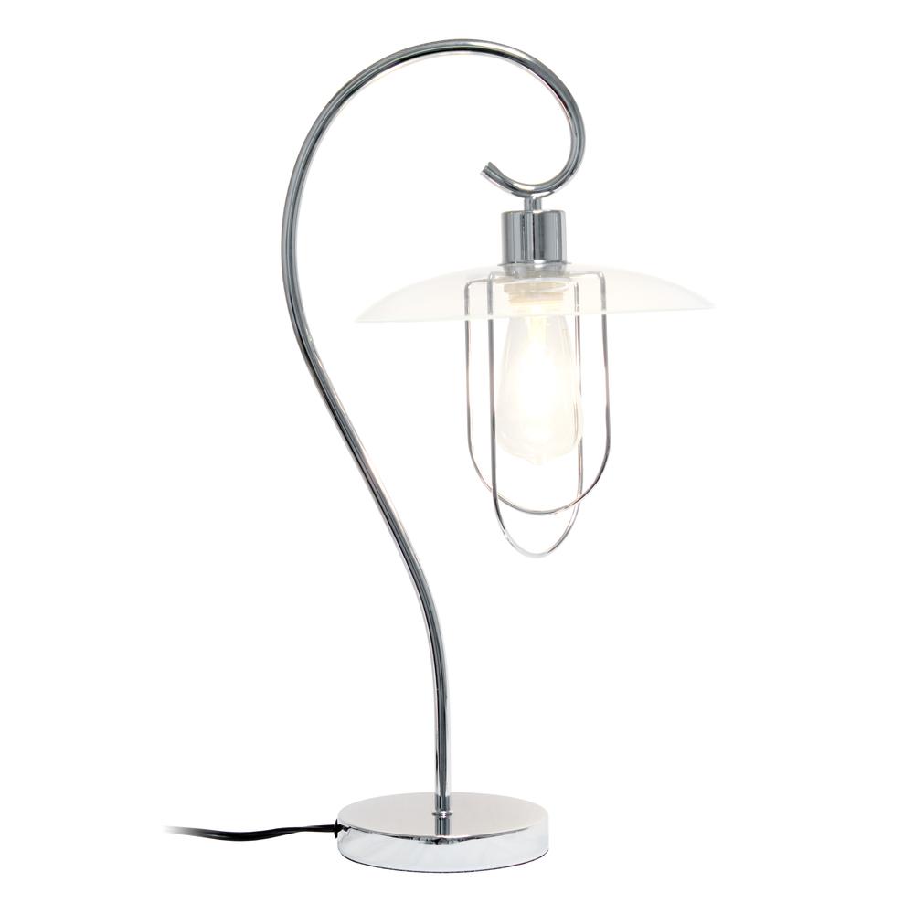 Simple Designs Modern Metal Table Lamp, Chrome | Michaels