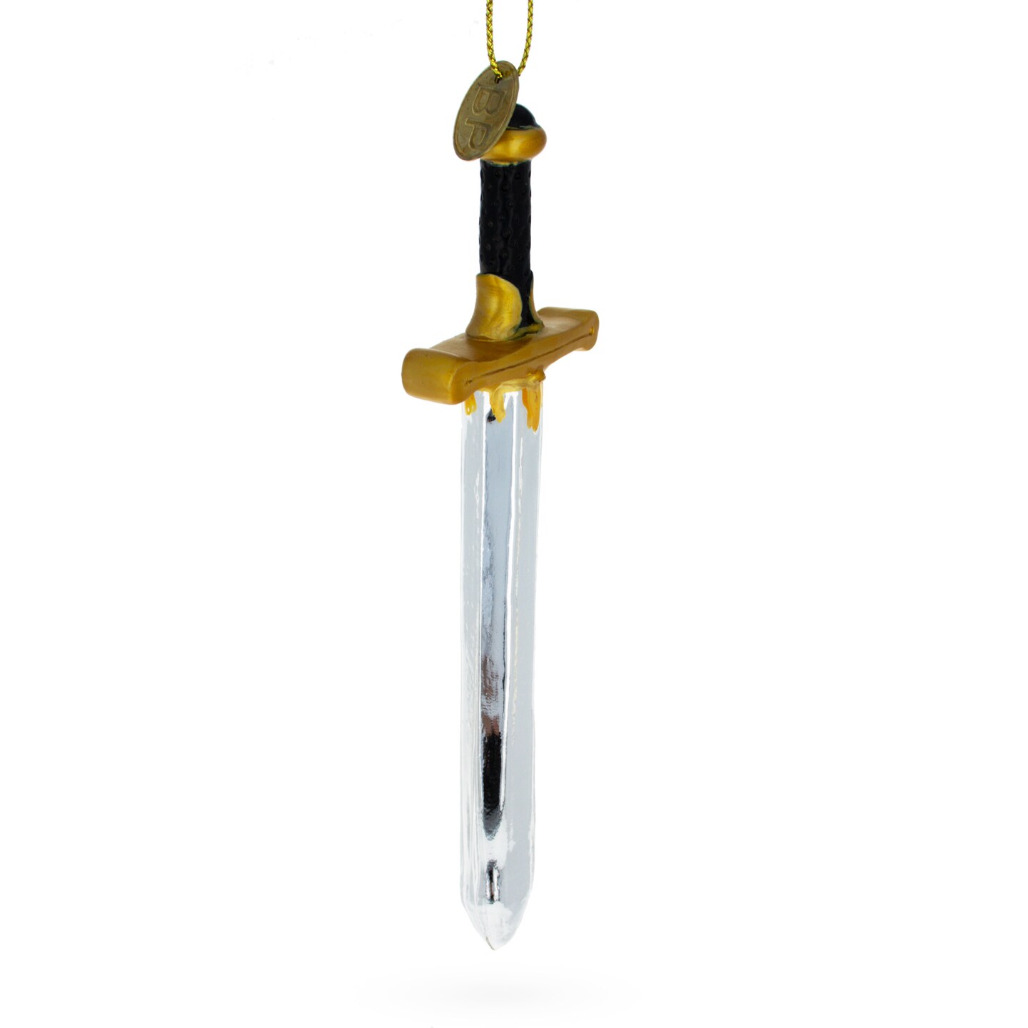 Shiny Sword Glass Christmas Ornament | Michaels